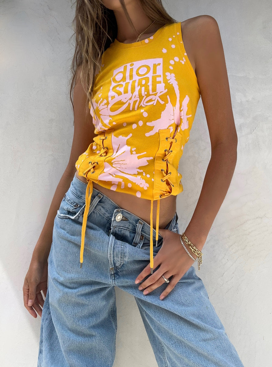 1990's Dior By John Galliano Surf Chic Tank – villa amour vintage