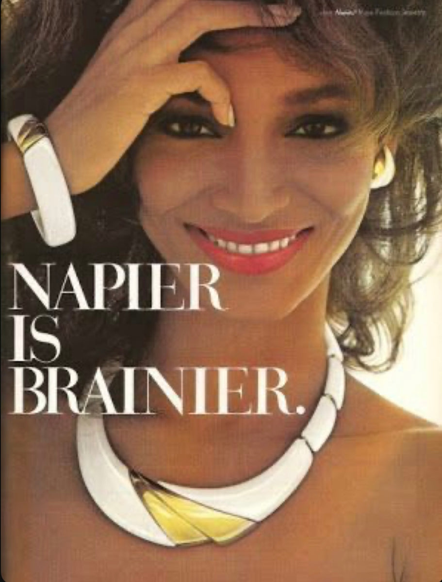1980's Napier AD Campaign Necklace – villa amour vintage